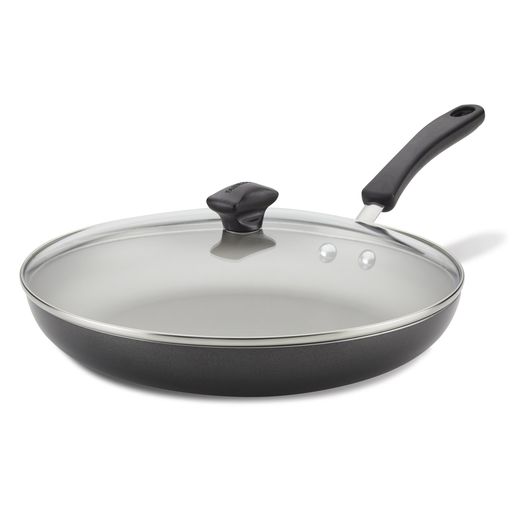 12-Inch Nonstick Frying Pan with Lid — Farberware Cookware