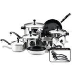 Classic Series Stainless Steel 15-Piece Cookware Set — Farberware Cookware